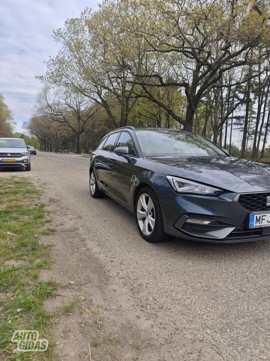 Grey SEAT Leon 2021 in Ukmerge, with an engine capacity of 2.00 L and mileage of 106 thousand km for 18900 €, photo 6 on AUTOMOTO.COM.LV