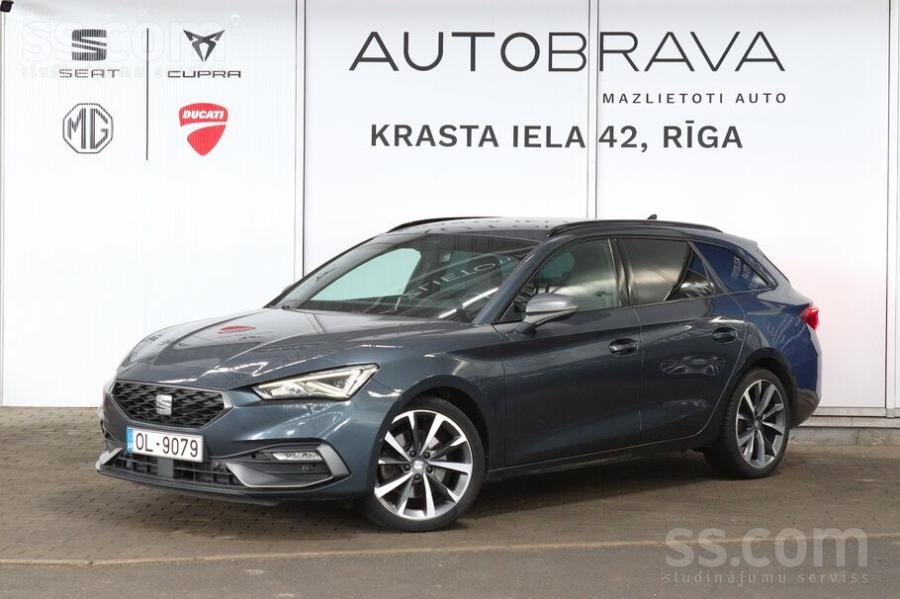 Pelēks SEAT Leon 2021 Rīga, ar dzinēja tilpumu 1.50 L un nobraukumu 64 tūkst. km par 17990 €, foto 1 vietnē AUTOMOTO.COM.LV