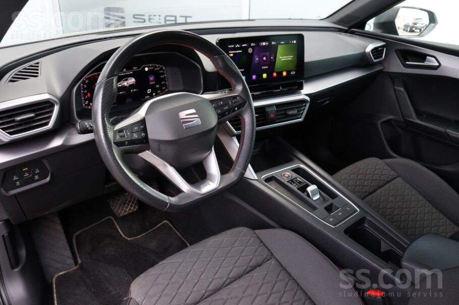 Pelēks SEAT Leon 2021 Rīga, ar dzinēja tilpumu 1.50 L un nobraukumu 64 tūkst. km par 17990 €, foto 10 vietnē AUTOMOTO.COM.LV