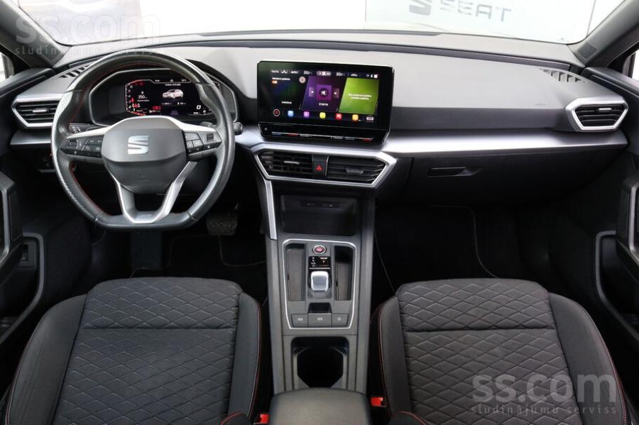 Pelēks SEAT Leon 2021 Rīga, ar dzinēja tilpumu 1.50 L un nobraukumu 64 tūkst. km par 17990 €, foto 28 vietnē AUTOMOTO.COM.LV