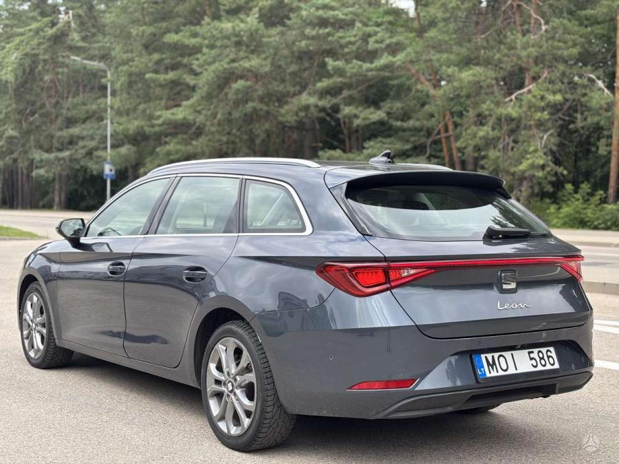 Pelēks SEAT Leon 2021 Druskininkai, ar dzinēja tilpumu 1.50 L un nobraukumu 59 tūkst. km par 14500 €, foto 7 vietnē AUTOMOTO.COM.LV