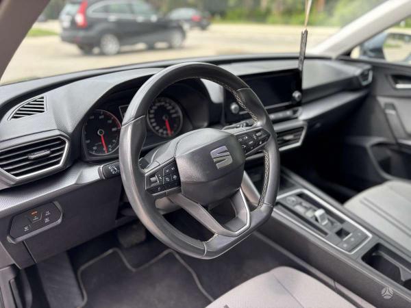 Grey SEAT Leon 2021 in Druskininkai, with an engine capacity of 1.50 L and mileage of 59 thousand km for 14500 €, photo 8 on AUTOMOTO.COM.LV