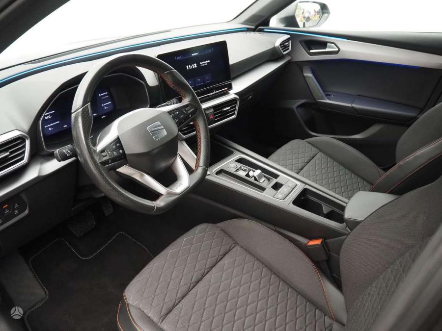 Grey SEAT Leon 2021 in Vilnius, with an engine capacity of 1.50 L and mileage of 107 thousand km for 16500 €, photo 10 on AUTOMOTO.COM.LV