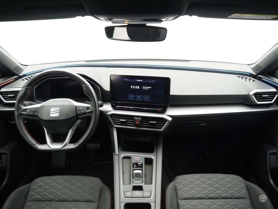 Grey SEAT Leon 2021 in Vilnius, with an engine capacity of 1.50 L and mileage of 107 thousand km for 16500 €, photo 19 on AUTOMOTO.COM.LV