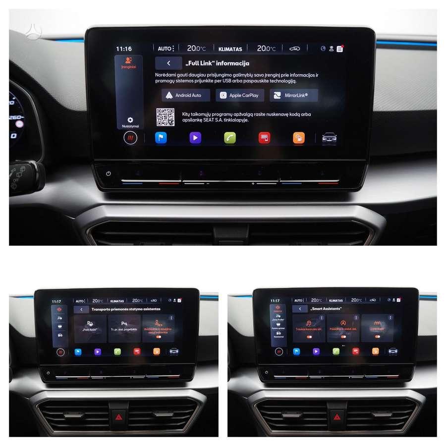 Grey SEAT Leon 2021 in Vilnius, with an engine capacity of 1.50 L and mileage of 107 thousand km for 16500 €, photo 20 on AUTOMOTO.COM.LV