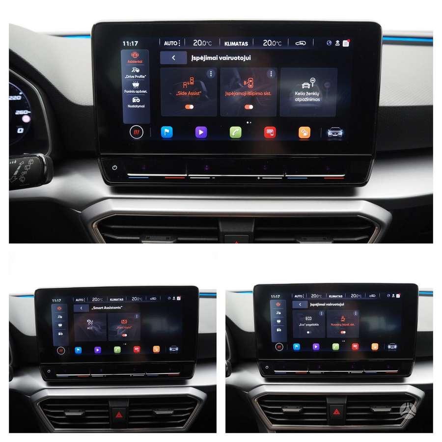 Grey SEAT Leon 2021 in Vilnius, with an engine capacity of 1.50 L and mileage of 107 thousand km for 16500 €, photo 22 on AUTOMOTO.COM.LV