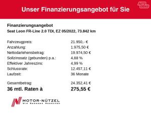 Серый Сеат Леон 2022 в Каунас, объемом двигателя 2.00 л и пробегом 74 тыс. км за 24788 €, фото 17 на AUTOMOTO.COM.LV