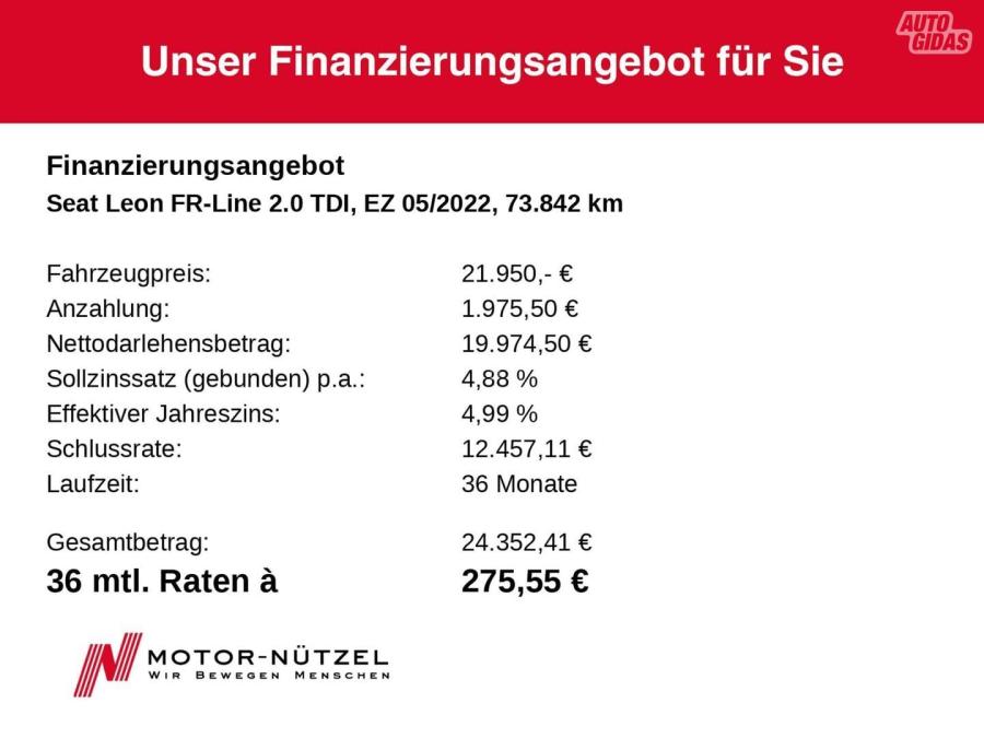 Серый Сеат Леон 2022 в Каунас, объемом двигателя 2.00 л и пробегом 74 тыс. км за 24788 €, фото 17 на AUTOMOTO.COM.LV