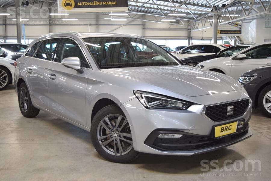 Pelēks SEAT Leon 2022 Rīga, ar dzinēja tilpumu 2.00 L un nobraukumu 92 tūkst. km par 15900 €, foto 1 vietnē AUTOMOTO.COM.LV