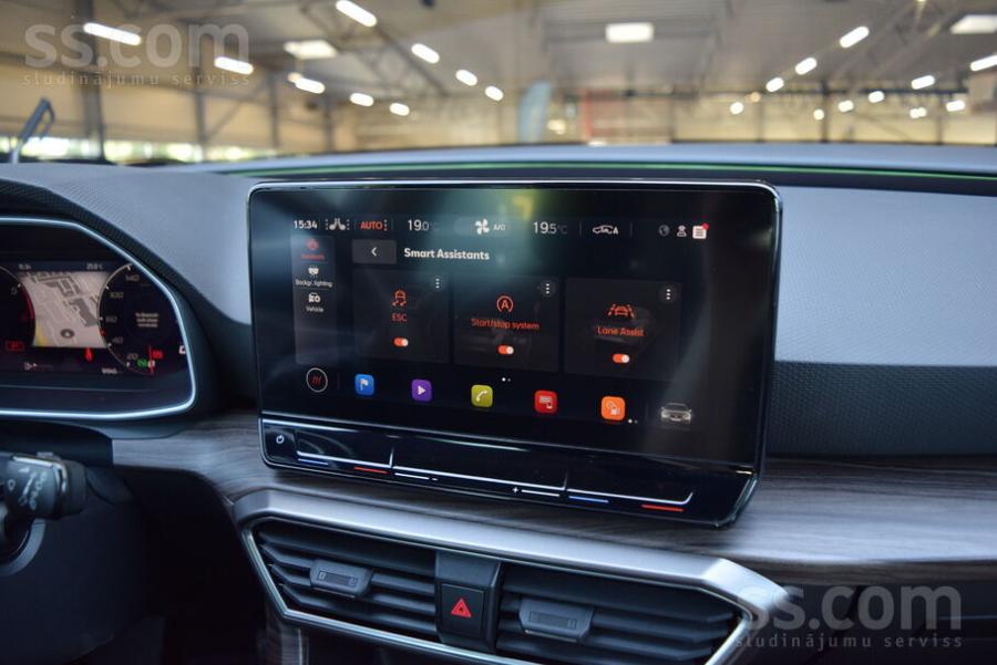 Pelēks SEAT Leon 2022 Rīga, ar dzinēja tilpumu 2.00 L un nobraukumu 92 tūkst. km par 15900 €, foto 12 vietnē AUTOMOTO.COM.LV