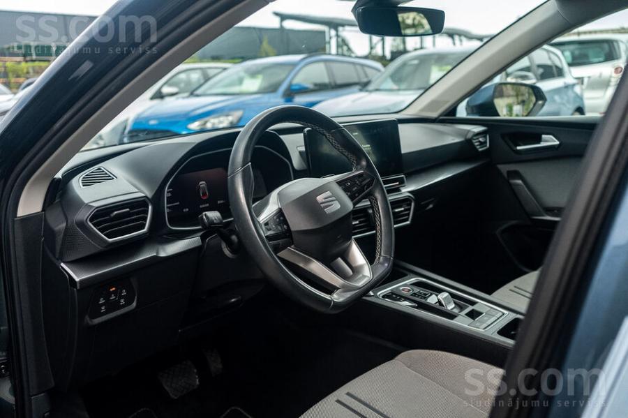 Grey SEAT Leon 2022 in Riga, with an engine capacity of 2.00 L and mileage of 0 thousand km for 11900 €, photo 17 on AUTOMOTO.COM.LV