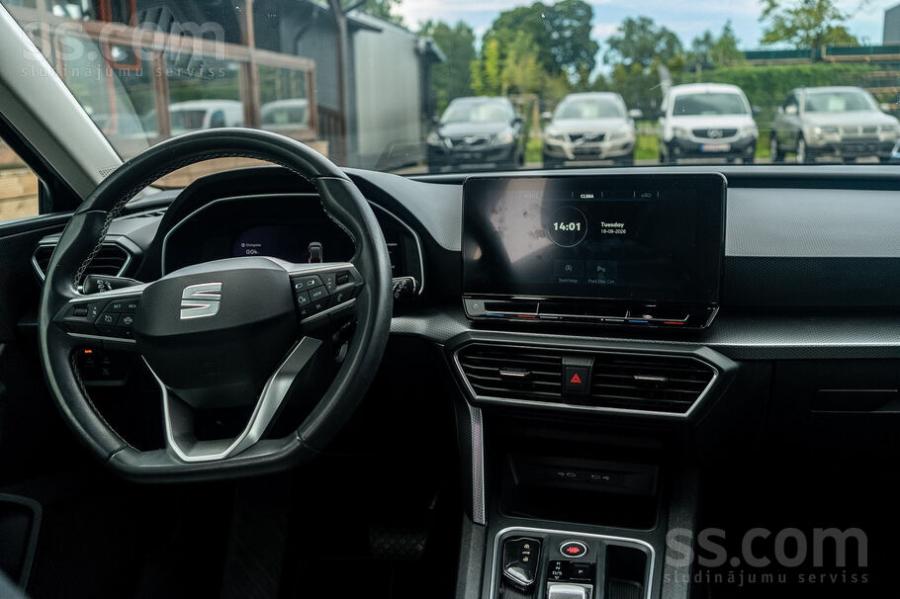 Grey SEAT Leon 2022 in Riga, with an engine capacity of 2.00 L and mileage of 0 thousand km for 11900 €, photo 28 on AUTOMOTO.COM.LV