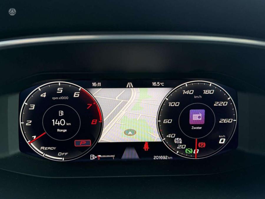 Grey SEAT Leon 2022 in Kaunas, with an engine capacity of 1.00 L and mileage of 201 thousand km for 11900 €, photo 9 on AUTOMOTO.COM.LV