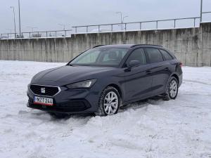 Pelēks SEAT Leon 2024 Viļņa, ar dzinēja tilpumu 1.50 L un nobraukumu 59 tūkst. km par 21400 €, foto  vietnē AUTOMOTO.COM.LV