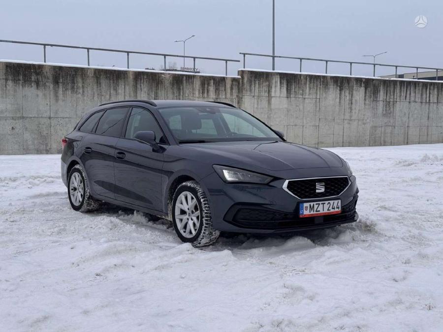 Pelēks SEAT Leon 2024 Viļņa, ar dzinēja tilpumu 1.50 L un nobraukumu 59 tūkst. km par 21400 €, foto 2 vietnē AUTOMOTO.COM.LV