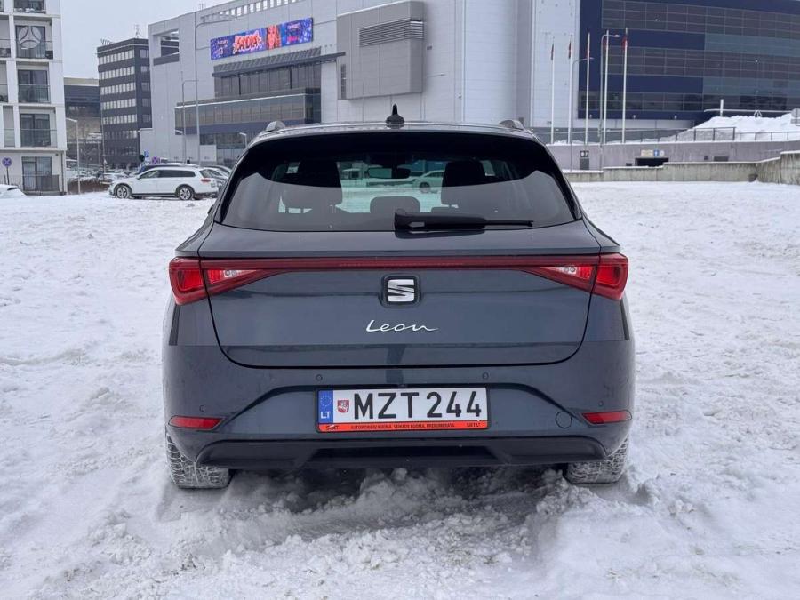 Pelēks SEAT Leon 2024 Viļņa, ar dzinēja tilpumu 1.50 L un nobraukumu 59 tūkst. km par 21400 €, foto 8 vietnē AUTOMOTO.COM.LV