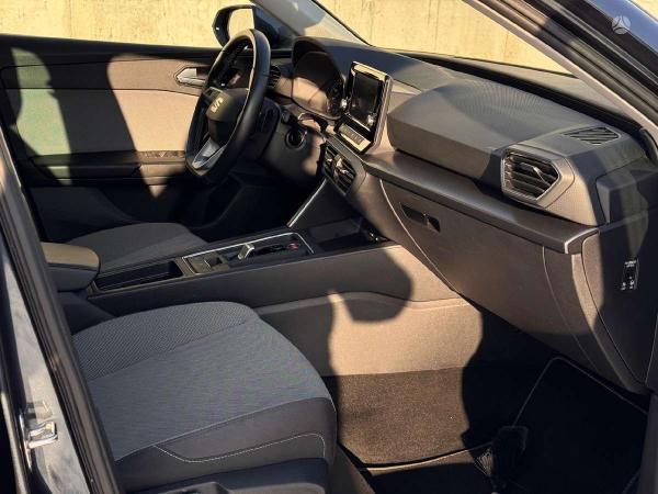 Grey SEAT Leon 2024 in Vilnius, with an engine capacity of 1.50 L and mileage of 58 thousand km for 21400 €, photo 11 on AUTOMOTO.COM.LV