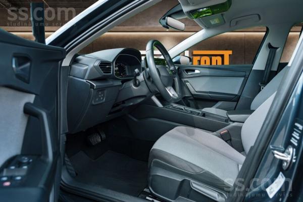 Grey SEAT Leon 2024 in Riga, with an engine capacity of 1.50 L and mileage of 46 thousand km for 19900 €, photo 11 on AUTOMOTO.COM.LV