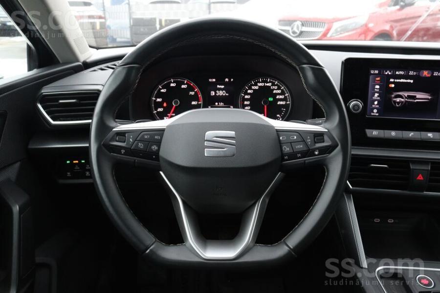 Pelēks SEAT Leon 2024 Rīga, ar dzinēja tilpumu 1.50 L un nobraukumu 43 tūkst. km par 21990 €, foto 11 vietnē AUTOMOTO.COM.LV