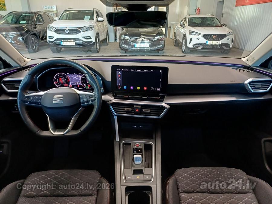 Pelēks SEAT Leon 2024 Tallina, ar dzinēja tilpumu 2.00 L un nobraukumu 80 tūkst. km par 26800 €, foto 10 vietnē AUTOMOTO.COM.LV
