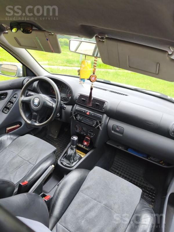 SEAT Leon 2001 Daugavpils, ar dzinēja tilpumu 1.90 L un nobraukumu 490 tūkst. km par 1850 €, foto 5 vietnē AUTOMOTO.COM.LV