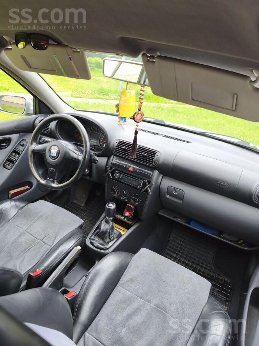 SEAT Leon 2001 Daugavpils, ar dzinēja tilpumu 1.90 L un nobraukumu 490 tūkst. km par 1850 €, foto 6 vietnē AUTOMOTO.COM.LV
