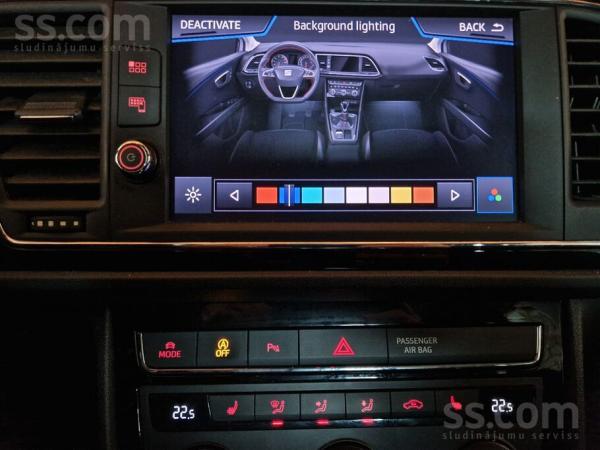 SEAT Leon 2020 in Riga, with an engine capacity of 1.50 L and mileage of 160 thousand km for 9900 €, photo 6 on AUTOMOTO.COM.LV