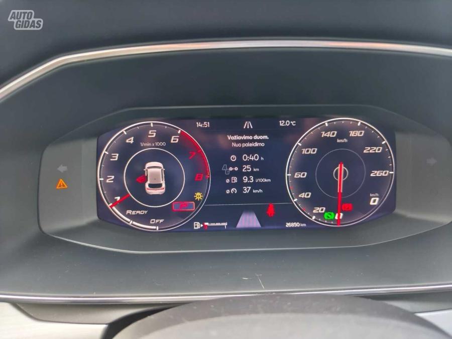 SEAT Leon 2021 in Siauliai, with an engine capacity of 1.50 L and mileage of 26 thousand km for 13000 €, photo 19 on AUTOMOTO.COM.LV