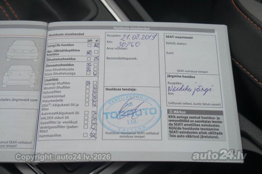 Оранжевый Сеат Леон 2018 в Таллин, объемом двигателя 1.80 л и пробегом 223 тыс. км за 10990 €, фото 15 на AUTOMOTO.COM.LV