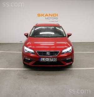 Sarkans SEAT Leon 2018 Rīga, ar dzinēja tilpumu 2.00 L un nobraukumu 225 tūkst. km par 8490 €, foto 2 vietnē AUTOMOTO.COM.LV