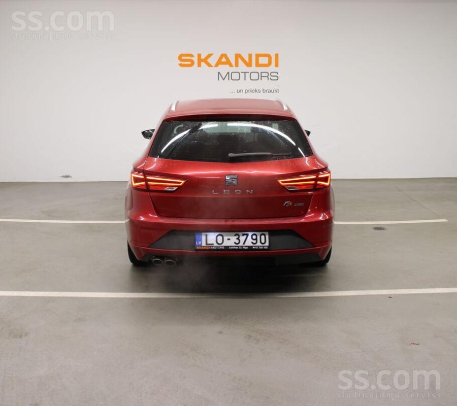 Sarkans SEAT Leon 2018 Rīga, ar dzinēja tilpumu 2.00 L un nobraukumu 225 tūkst. km par 8490 €, foto 5 vietnē AUTOMOTO.COM.LV