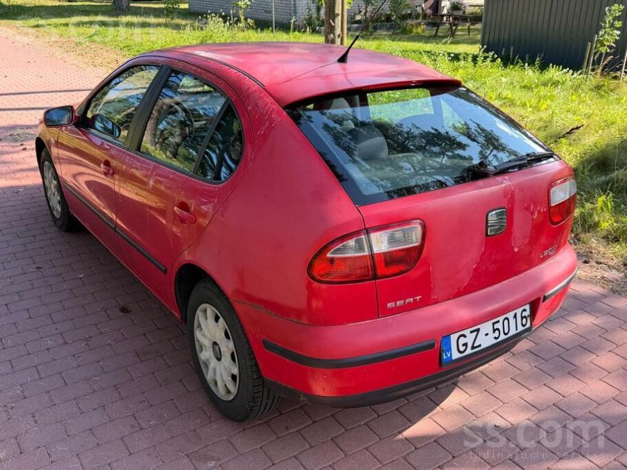 Sarkans SEAT Leon 2000 Ventspils, ar dzinēja tilpumu 1.90 L un nobraukumu 401 tūkst. km par 500 €, foto 3 vietnē AUTOMOTO.COM.LV