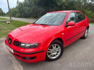 Красный Сеат Леон 2002 в Даугавпилс, объемом двигателя 1.90 л и пробегом 290 тыс. км за 890 €, фото  на AUTOMOTO.COM.LV