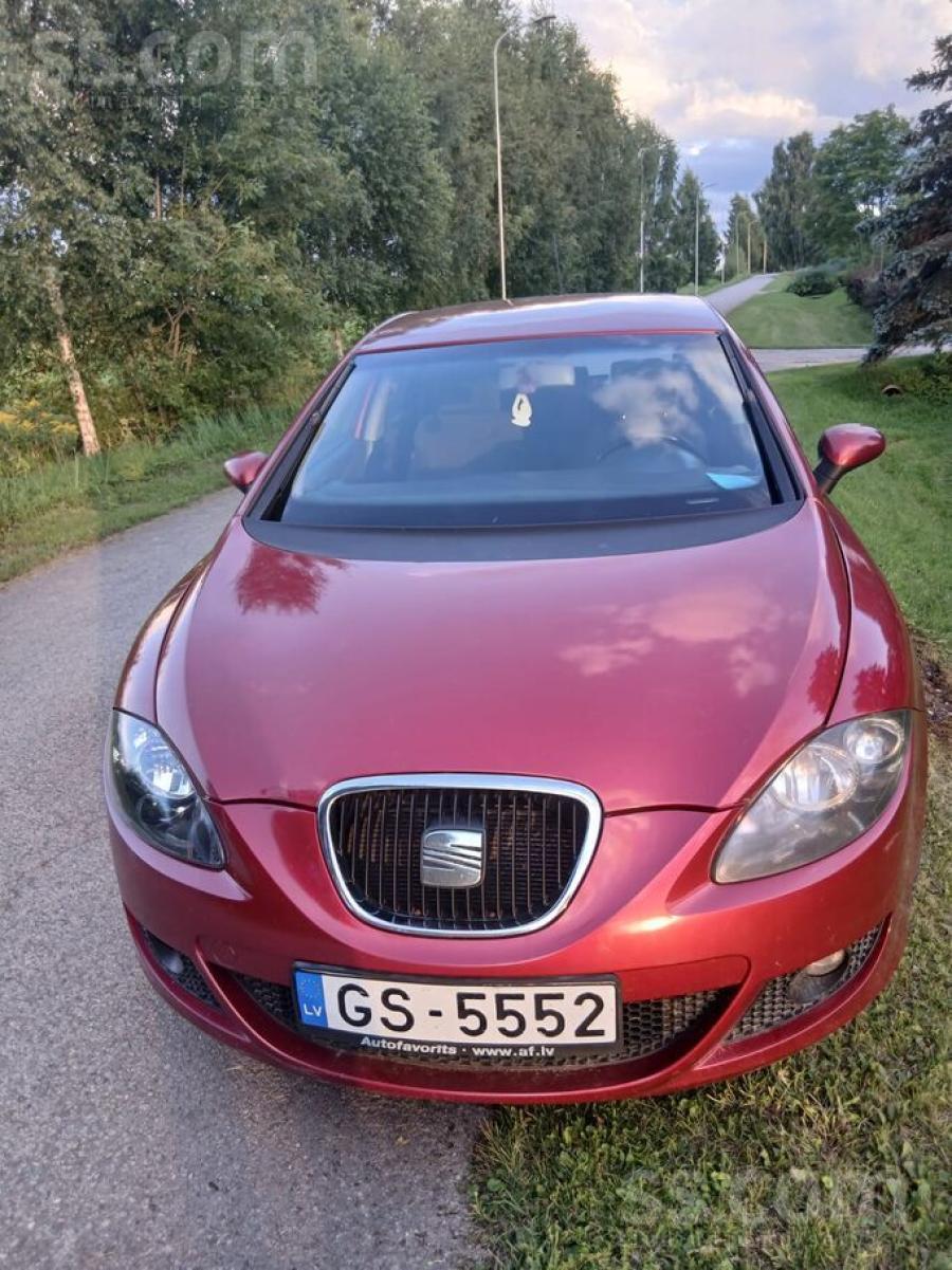 Sarkans SEAT Leon 2007 Rīga, ar dzinēja tilpumu 1.90 L un nobraukumu 285 tūkst. km par 1350 €, foto 1 vietnē AUTOMOTO.COM.LV