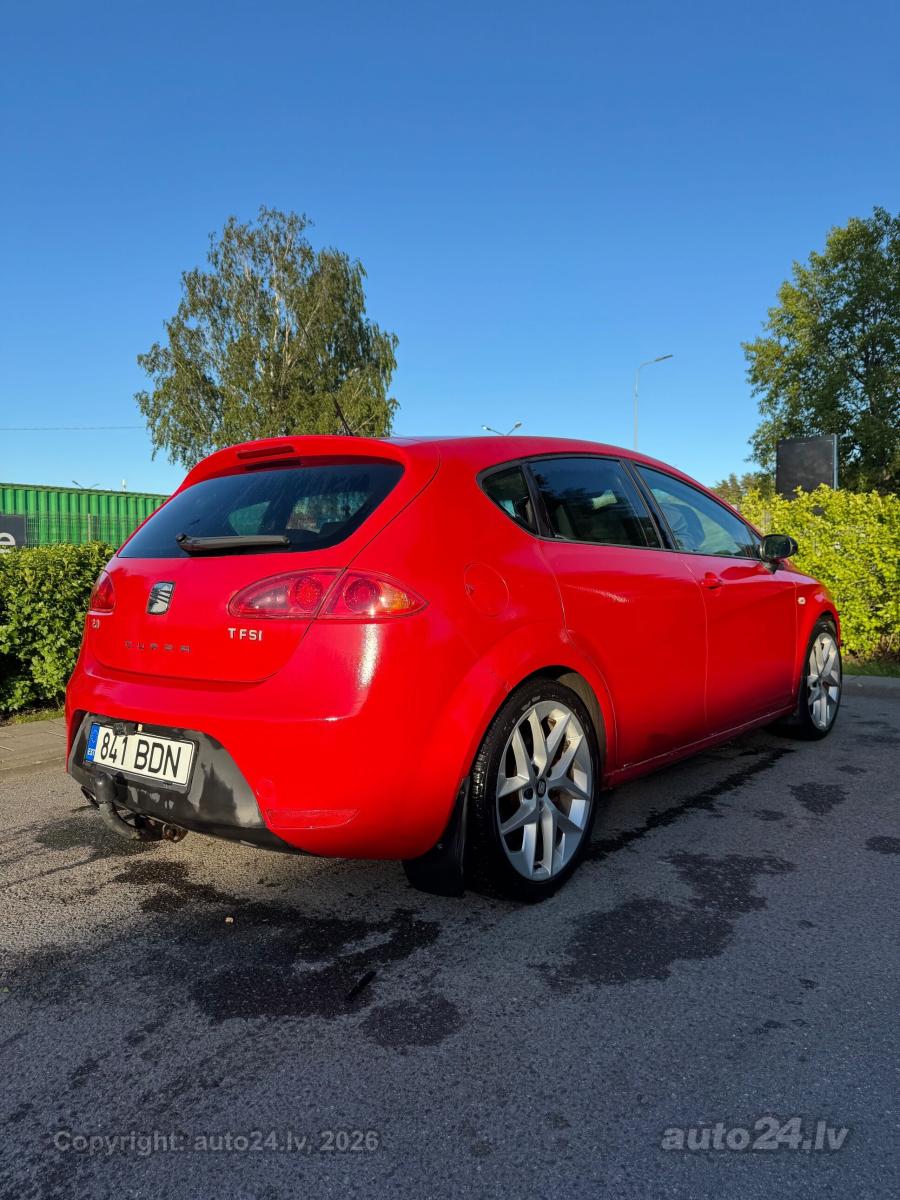 Red SEAT Leon 2008 in Tallinn, with an engine capacity of 2.00 L and mileage of 0 thousand km for 3299 €, photo 6 on AUTOMOTO.COM.LV