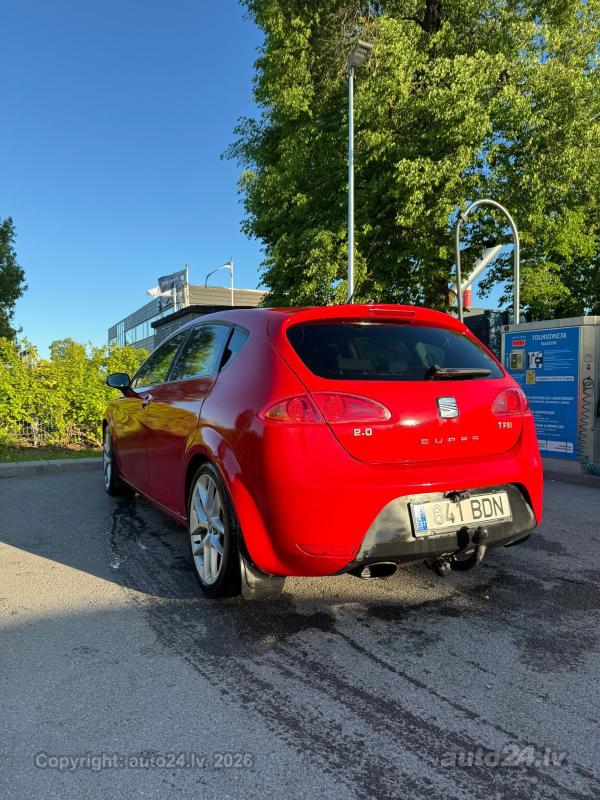 Red SEAT Leon 2008 in Tallinn, with an engine capacity of 2.00 L and mileage of 0 thousand km for 3299 €, photo 6 on AUTOMOTO.COM.LV