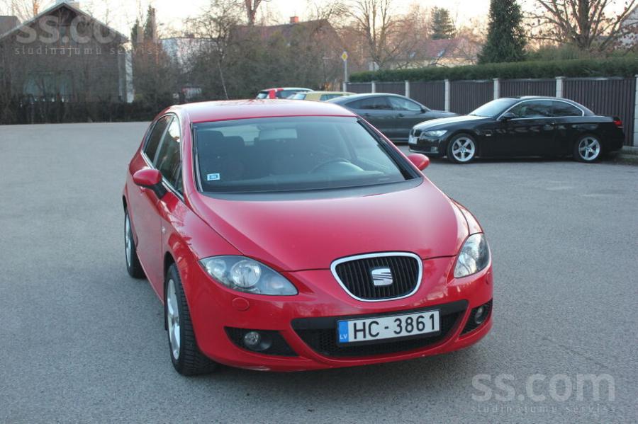 Sarkans SEAT Leon 2008 Rīga, ar dzinēja tilpumu 1.90 L un nobraukumu 304 tūkst. km par 1500 €, foto 1 vietnē AUTOMOTO.COM.LV