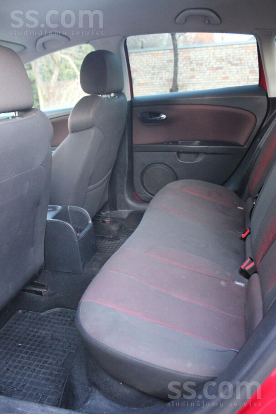 Sarkans SEAT Leon 2008 Rīga, ar dzinēja tilpumu 1.90 L un nobraukumu 304 tūkst. km par 1500 €, foto 7 vietnē AUTOMOTO.COM.LV