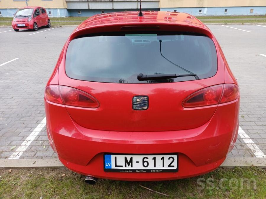Sarkans SEAT Leon 2008 Rīga, ar dzinēja tilpumu 1.90 L un nobraukumu 267 tūkst. km par 1250 €, foto 3 vietnē AUTOMOTO.COM.LV