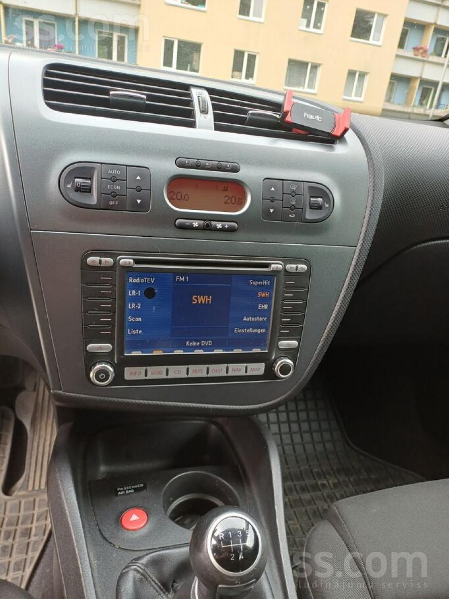 Sarkans SEAT Leon 2008 Rīga, ar dzinēja tilpumu 1.90 L un nobraukumu 267 tūkst. km par 1250 €, foto 11 vietnē AUTOMOTO.COM.LV