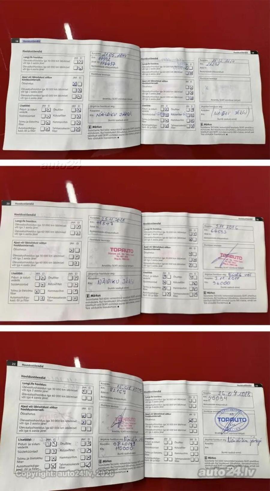 Красный Сеат Леон 2013 в Таллин, объемом двигателя 1.80 л и пробегом 183 тыс. км за 7495 €, фото 22 на AUTOMOTO.COM.LV