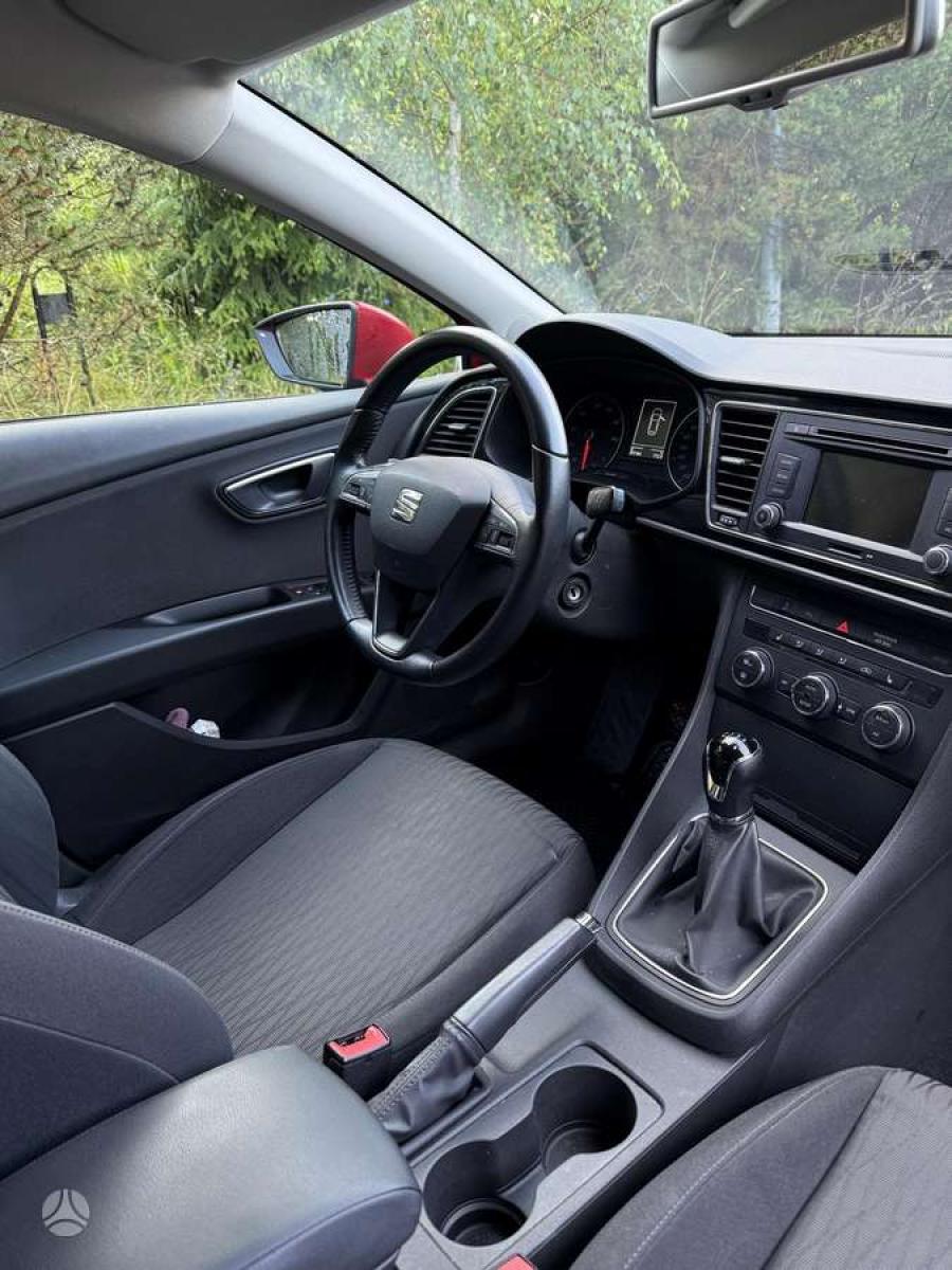 Sarkans SEAT Leon 2013 Viļņa, ar dzinēja tilpumu 1.40 L un nobraukumu 270 tūkst. km par 5550 €, foto 10 vietnē AUTOMOTO.COM.LV