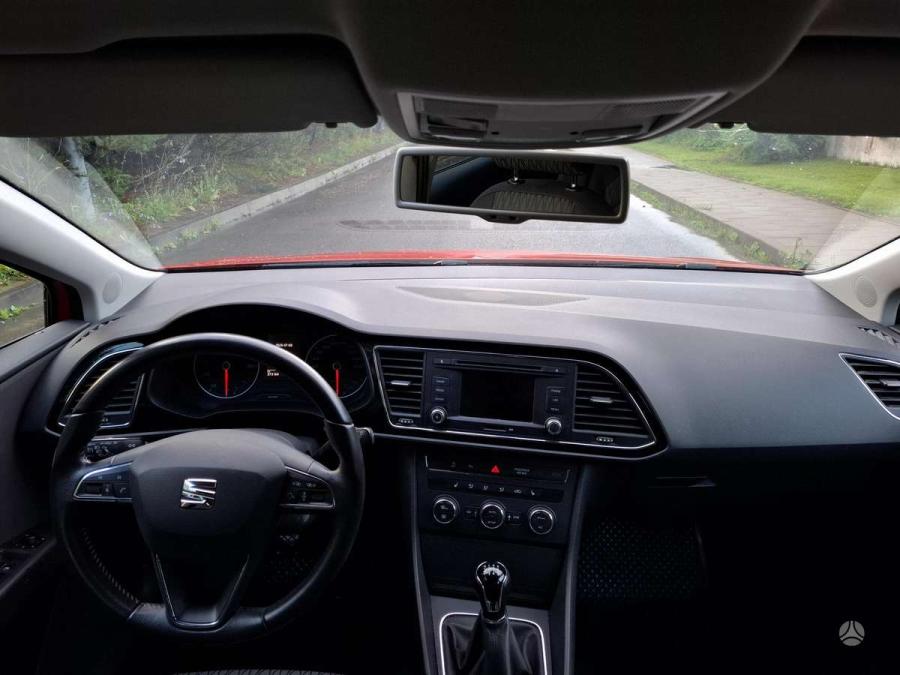 Sarkans SEAT Leon 2013 Viļņa, ar dzinēja tilpumu 1.40 L un nobraukumu 270 tūkst. km par 5550 €, foto 12 vietnē AUTOMOTO.COM.LV
