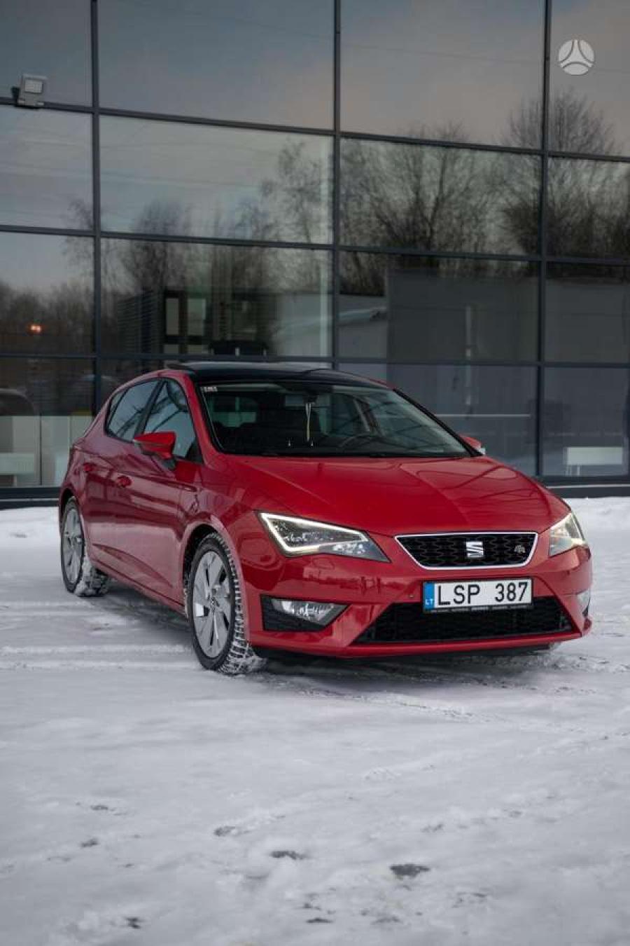 Sarkans SEAT Leon 2014 Viļņa, ar dzinēja tilpumu 1.97 L un nobraukumu 263 tūkst. km par 7900 €, foto 1 vietnē AUTOMOTO.COM.LV