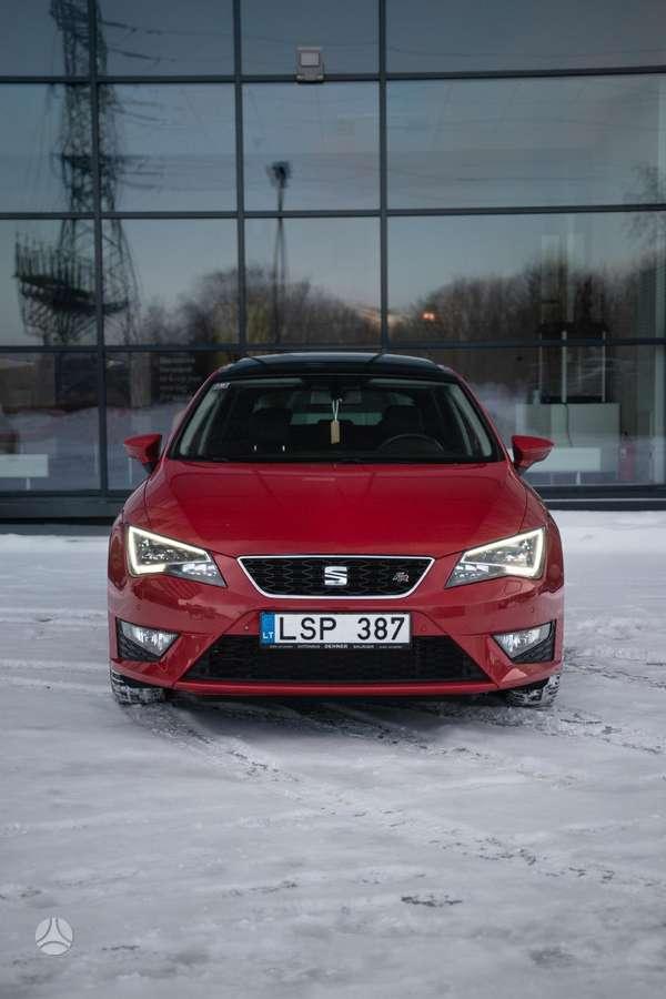 Red SEAT Leon 2014 in Vilnius, with an engine capacity of 1.97 L and mileage of 263 thousand km for 7900 €, photo 2 on AUTOMOTO.COM.LV