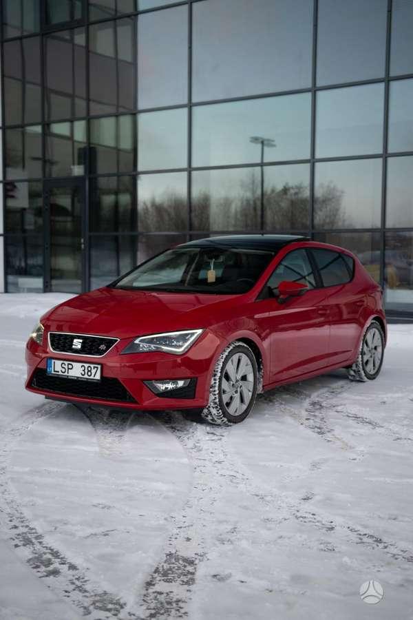 Red SEAT Leon 2014 in Vilnius, with an engine capacity of 1.97 L and mileage of 263 thousand km for 7900 €, photo 3 on AUTOMOTO.COM.LV