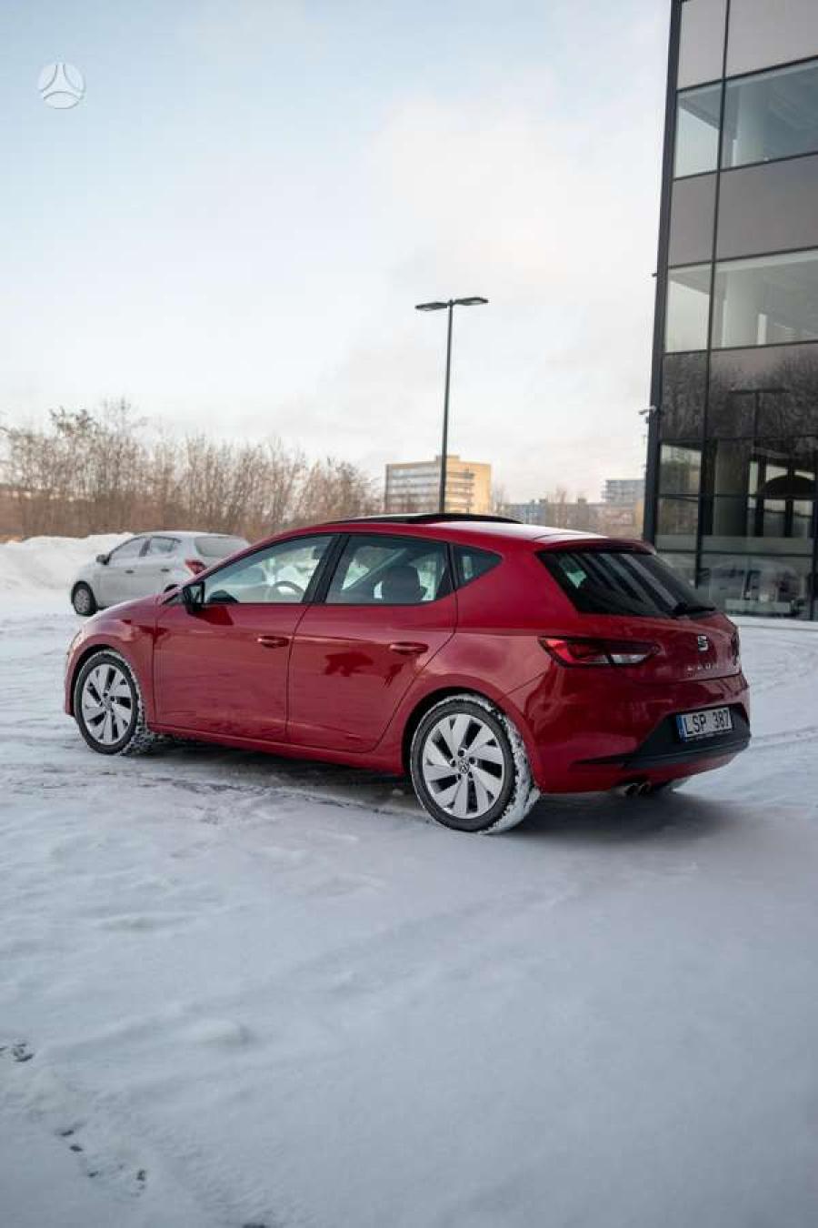Sarkans SEAT Leon 2014 Viļņa, ar dzinēja tilpumu 1.97 L un nobraukumu 263 tūkst. km par 7900 €, foto 4 vietnē AUTOMOTO.COM.LV