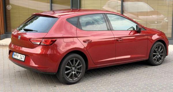 Sarkans SEAT Leon 2014 Viļņa, ar dzinēja tilpumu 1.60 L un nobraukumu 186 tūkst. km par 6200 €, foto 3 vietnē AUTOMOTO.COM.LV