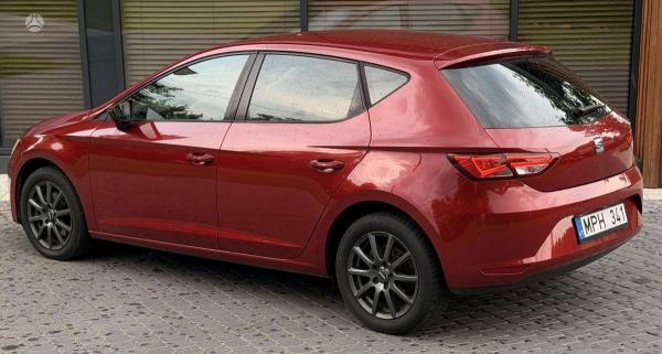 Sarkans SEAT Leon 2014 Viļņa, ar dzinēja tilpumu 1.60 L un nobraukumu 186 tūkst. km par 6200 €, foto 4 vietnē AUTOMOTO.COM.LV