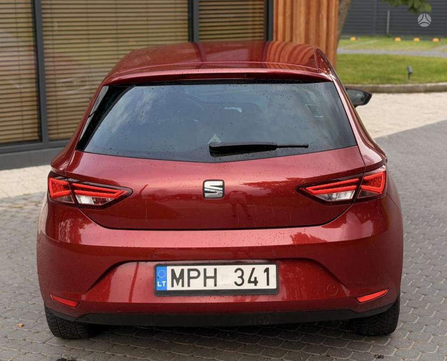 Sarkans SEAT Leon 2014 Viļņa, ar dzinēja tilpumu 1.60 L un nobraukumu 186 tūkst. km par 6200 €, foto 6 vietnē AUTOMOTO.COM.LV